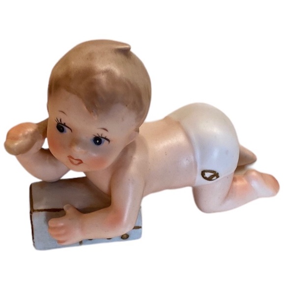 napco | Accents | Vintage 962 Napco C 548 Porcelain Piano Baby ...
